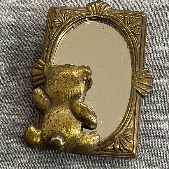 JJ Jonette | Jewelry | Vintage Jj Jonette Teddy Bear Looking Into A ...
